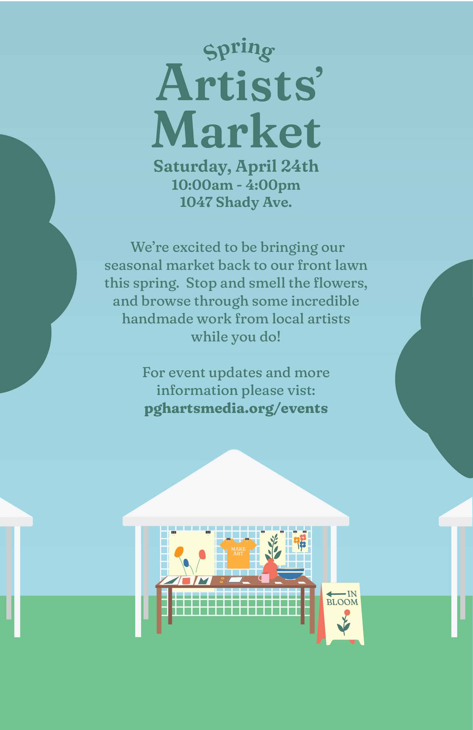 Spring Artists' Market 2021 - Pittsburgh Center for Arts & Media